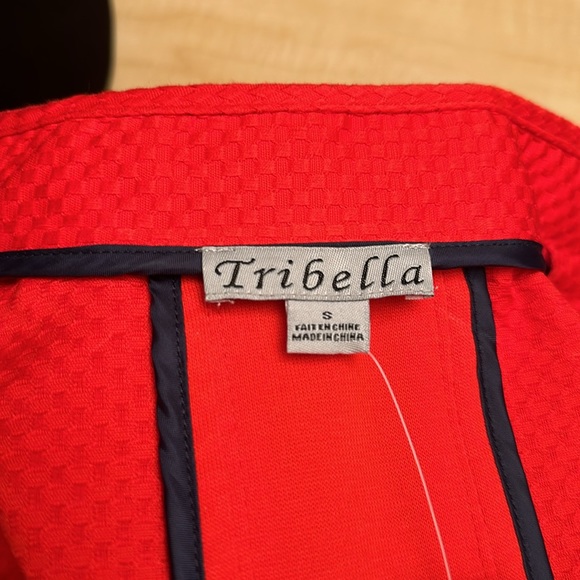 Tribella | Jackets & Coats | Tribella Red Zip Up Jacket Nwt | Poshmark